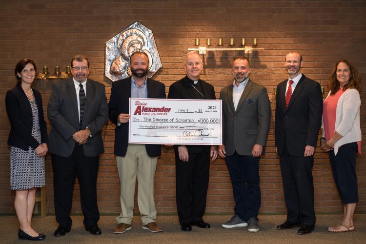 Blaise Alexander Family Dealerships gives to Scranton’s Scholarship ...